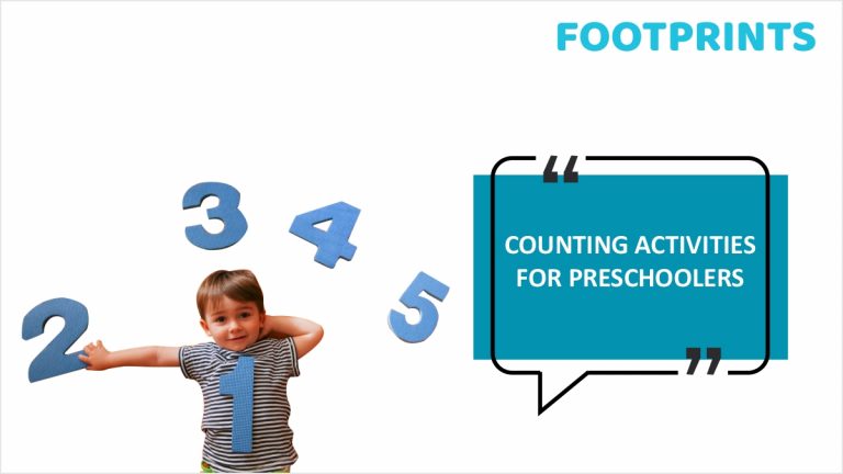 Number Counting Activities For Preschoolers | Footprints Childcare